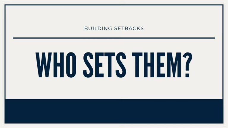 What Is A Building Setback Line? Navigating Property Boundaries