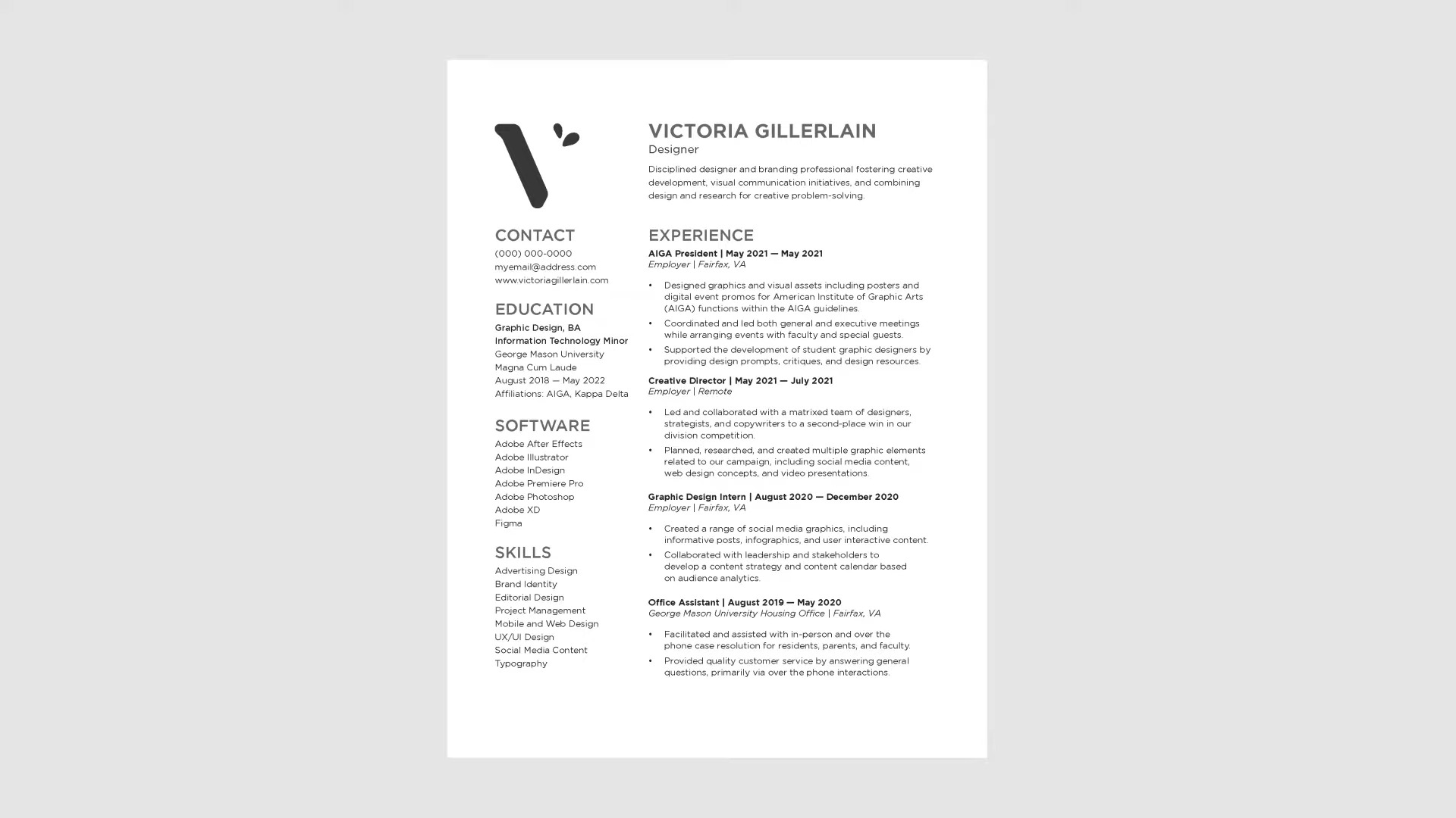 How to Create an Impressive Graphic Designer Resume: Tips and Examples ...