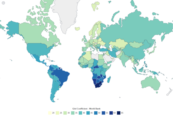 20 Countries With Highest And Lowest Gini Coefficient 2024: Income ...