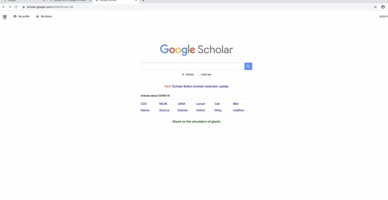 What Is Google Scholar Button and How Can You Use the Extension in the ...
