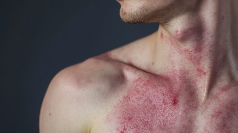 Rash on Chest Pictures, Causes, Symptoms, Remedies and Treatment
